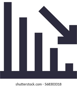Loss Chart Vector Icon Stock Vector (Royalty Free) 568303318 | Shutterstock