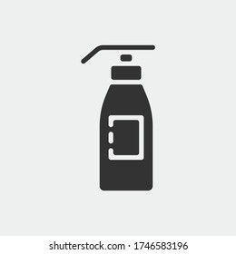 Lotion Vector Icon Illustration Sign Stock Vector (Royalty Free ...