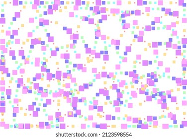 Lots Small Multicolored Squares On White Stock Vector (Royalty Free ...