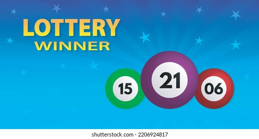 Lottery Balls Background Vector Illustration Stock Vector (Royalty Free ...