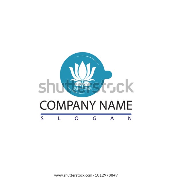 Lotus Circle Representing Cleanliness Stock Vector (Royalty Free ...