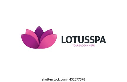 Lotus Spa Logo Stock Vector (Royalty Free) 432377578 | Shutterstock