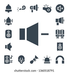 Loud Icon Set 17 Filled Loud Stock Vector (Royalty Free) 1360518791 ...