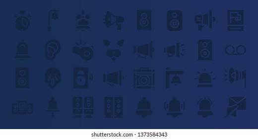 Loud Icon Set 32 Filled Loud Stock Vector (Royalty Free) 1373584343 ...