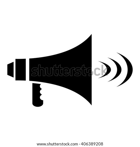 Loudhailer Icon Stock Vector (Royalty Free) 406389208 - Shutterstock
