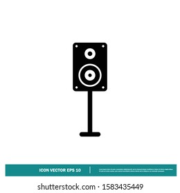 Loudspeaker Icon Vector Logo Template Design Stock Vector (Royalty Free ...