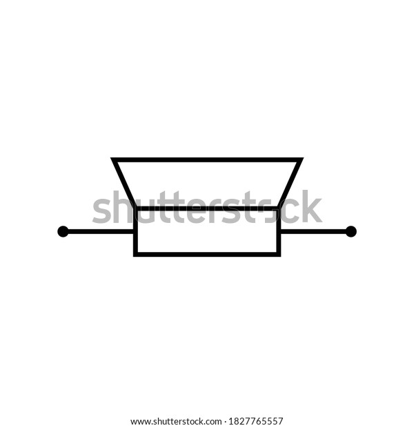 Loudspeaker Symbol Electronics On White Background Stock Vector ...