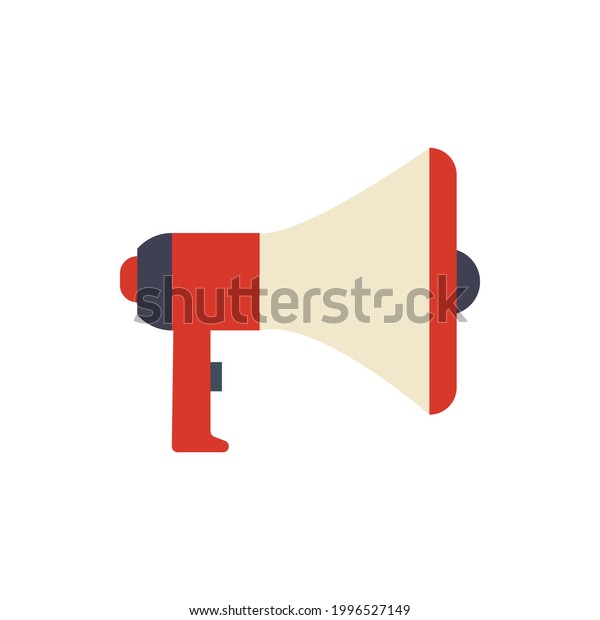 Loudspeaker Vector Icon Communication Speaker Illustration Stock Vector ...