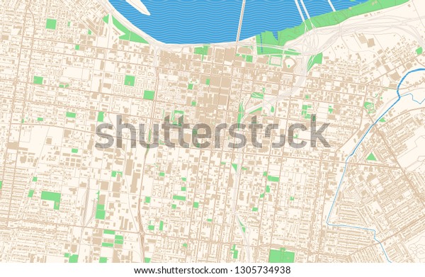Louisville Kentucky Printable Map Excerpt This Stock Vector (Royalty ... Louisville Kentucky Printable Map Excerpt This Stock Vector (Royalty ...