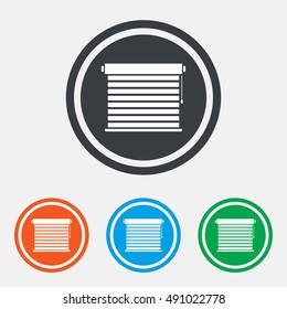 Louvers Sign Icon Window Blinds Jalousie 库存矢量图（免版税）433095460 | Shutterstock