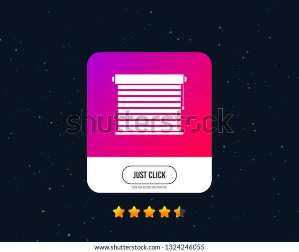 Louvers Sign Icon Window Blinds Jalousie Stock Vector (Royalty Free ...