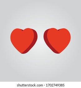 Love 3d Icon Vector Illustration Heart Stock Vector (Royalty Free ...