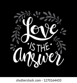 10,795 Love is the answer Images, Stock Photos & Vectors | Shutterstock