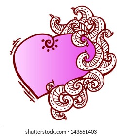 Love Art Batik Drawing: เวกเตอร์สต็อก (ปลอดค่าลิขสิทธิ์) 143661403 ...