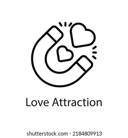 Love Attraction Vector Outline Icon Design Stock Vector (Royalty Free ...