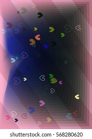 Love Background Template Stock Vector (Royalty Free) 568280620 ...