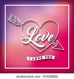 Love Card Design Stock Vector (Royalty Free) 374558002 | Shutterstock