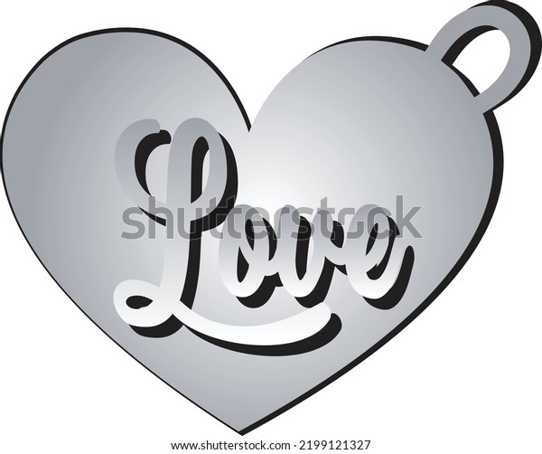 Love Charm Vector Illustration Sketch Stock Vector (Royalty Free ...