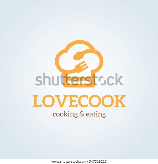 Love Cooking Logo Template Stock Vector (Royalty Free) 347318213 ...