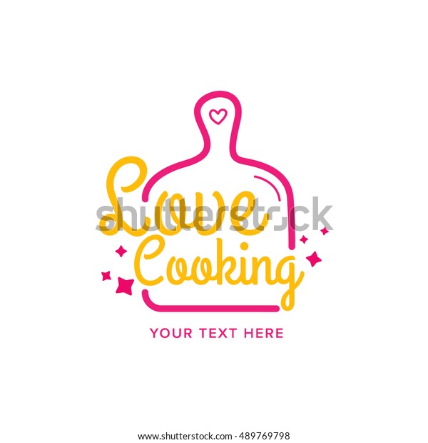 Love Cooking Logovector Logo Template Stock Vector (Royalty Free ...