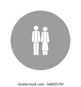Love Couple Symbol Stock Vector (Royalty Free) 448201759 | Shutterstock