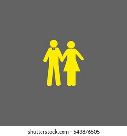 Love Couple Symbol Stock Vector (Royalty Free) 543876505 | Shutterstock