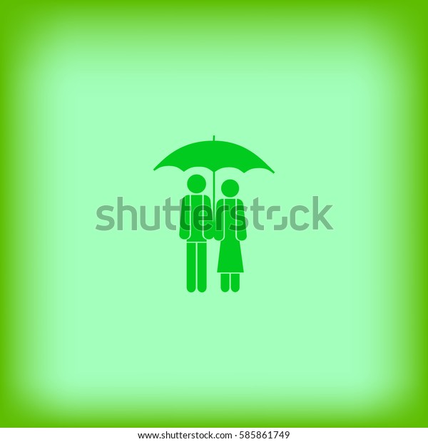 Love Couple Symbol Stock Vector (Royalty Free) 585861749