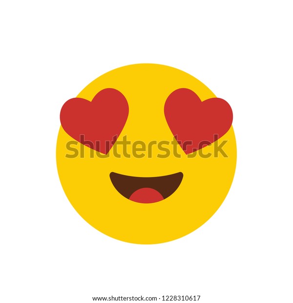 Love Emoji Icon Design Vector Stock Vector (Royalty Free) 1228310617 ...