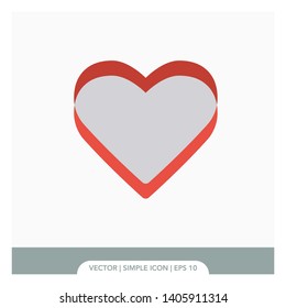 Love Flat Icon Vector Illustration Stock Vector (Royalty Free ...