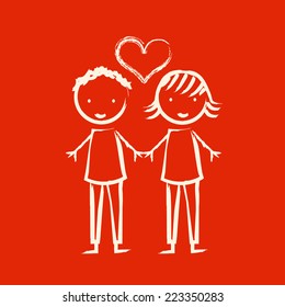 Love Graphic Design Vector Illustration Stock Vector (Royalty Free ...