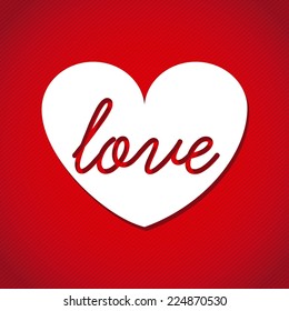 Love Graphic Design Vector Illustration Stock Vector (Royalty Free ...