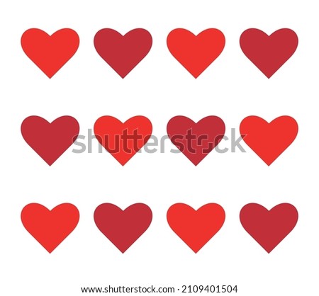 Hearts In A Row Clipart | Free download on ClipArtMag