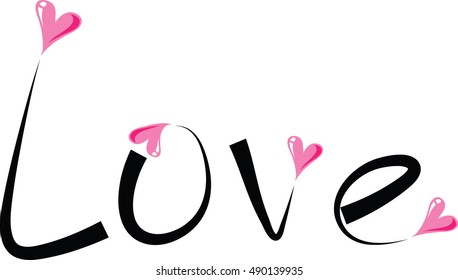 Love Heart Shape Sign Stock Vector (Royalty Free) 490139935 | Shutterstock