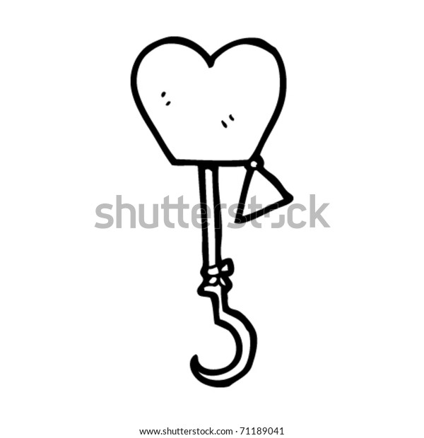 Love Hooked Cartoon Stock Vector (Royalty Free) 71189041 | Shutterstock