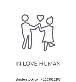 Love Human Linear Icon Modern Outline Stock Vector (Royalty Free ...