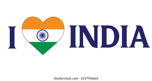 Love India Vector Illustration Stock Vector (Royalty Free) 2157936665 ...