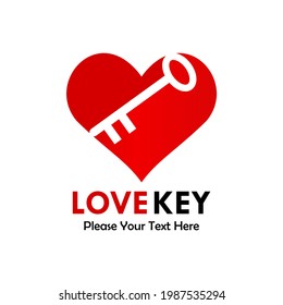 Love Key Logo Template Illustration Stock Vector (Royalty Free ...