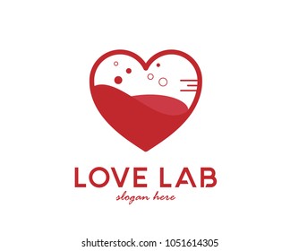 Love Lab Logo Stock Vector (Royalty Free) 1051614305 | Shutterstock