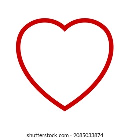 Love Line Art Vector Icon Isolated Stock Vector (Royalty Free ...