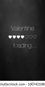 Love Loading Loading Bar Valentine S Stock Vector (Royalty Free ...