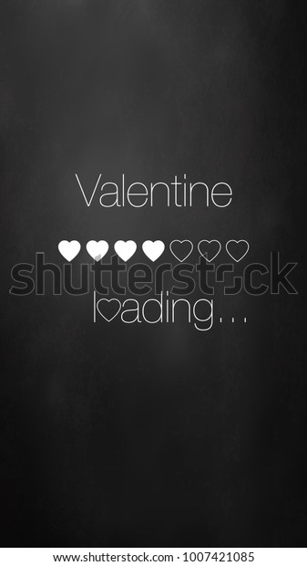 Love Loading Loading Bar Valentine S Stock Vector (Royalty Free ...
