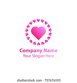 Love Logo Design Stock Vector (Royalty Free) 737676193 | Shutterstock