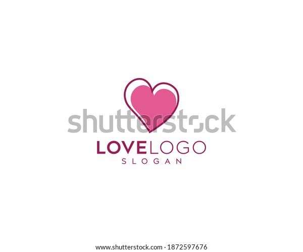 Love Logo Design Love Art Logo Stock Vector (Royalty Free) 1872597676 ...