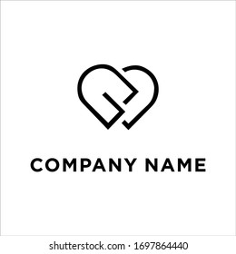 G heart logo Images, Stock Photos & Vectors | Shutterstock