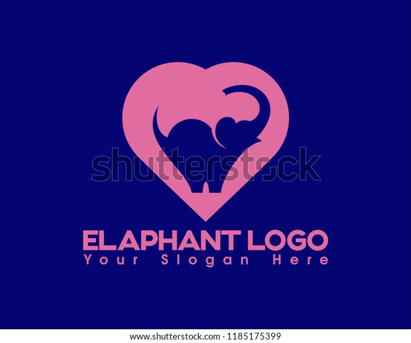 Love Lucky Elephant Stock Vector (Royalty Free) 1185175399 | Shutterstock