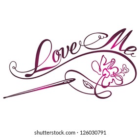 Love Me Stock Vector (Royalty Free) 126030791 | Shutterstock