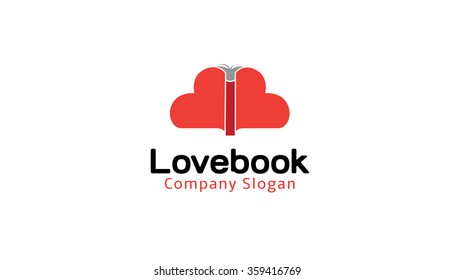 Love Open Book Read Logo Symbol Stock Vector (Royalty Free) 359416769 ...