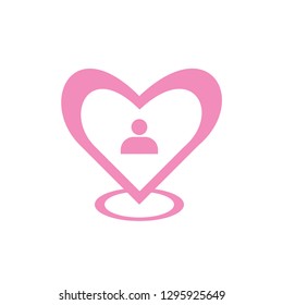 Love People Icon Vector Stock Vector (Royalty Free) 1295925649 ...