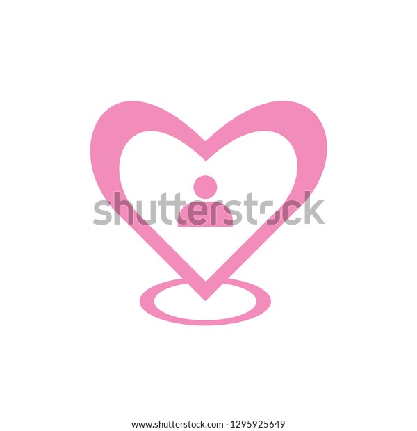 Love People Icon Vector Stock Vector (Royalty Free) 1295925649 ...