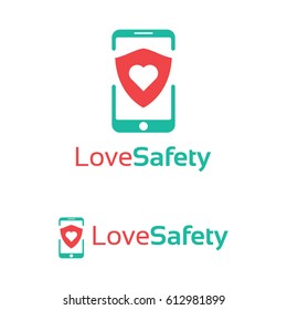Love Safety Logo Template Design Stock Vector (Royalty Free) 612981899 ...